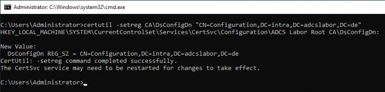 Manually publishing a certificate revocation list (CRL) to Active ...