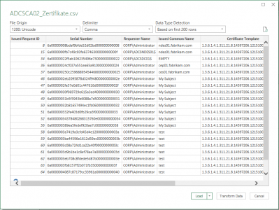 Extended queries against the certification authority database - Uwe ...