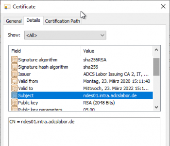 Creating an RFC 2818 compliant certificate request for SSL certificates ...