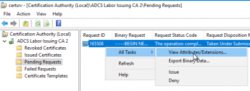 Subsequently changing the Subject Distinguished Name (DN) of a ...