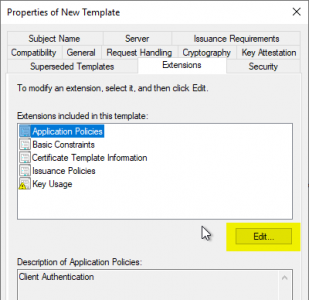 Configuring a certificate template for Remote Desktop (RDP ...