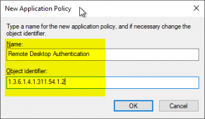Configuring a certificate template for Remote Desktop (RDP ...