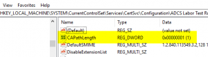 Configuring the path length constraint for certificates issued by a ...