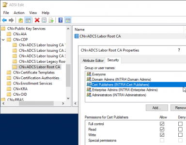 Publish a certificate revocation list (CRL) to an Active Directory ...
