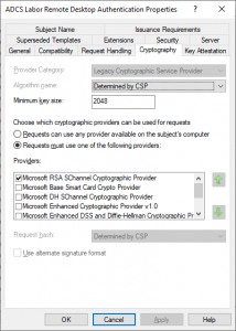Manual application for a Remote Desktop (RDP) certificate - Uwe Gradenegger