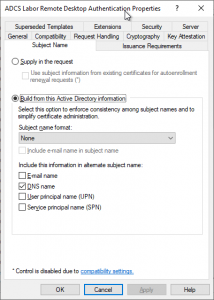 Manual application for a Remote Desktop (RDP) certificate - Uwe Gradenegger