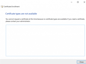 Requesting a certificate via the Certificate Enrollment Policy Web ...