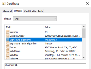 Basics: Key algorithms, signature algorithms and signature hash ...