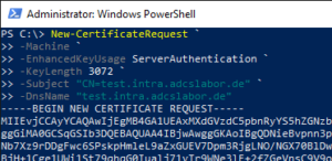 Manual application for a web server certificate - Uwe Gradenegger