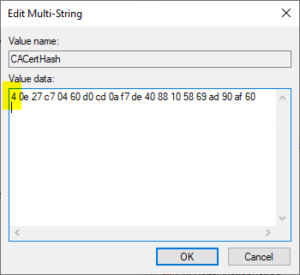 The certification authority service does not start and throws the error ...