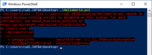 Code signing for PowerShell script files - Uwe Gradenegger