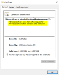 Code signing for PowerShell script files - Uwe Gradenegger