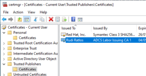 Code signing for PowerShell script files - Uwe Gradenegger