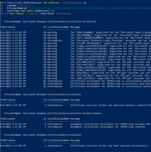 Troubleshooting for automatic certificate request (autoenrollment) via ...