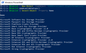 Basics: Cryptographic Service Provider (CSP) and Key Storage Provider ...