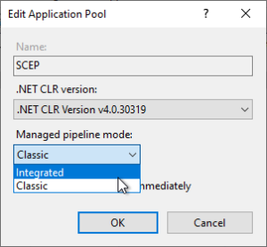 Configuring the Network Device Enrollment Service (NDES) for operation ...