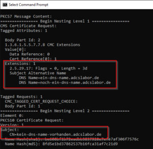 Change the Subject Alternative Name (SAN) of a certificate before it is ...