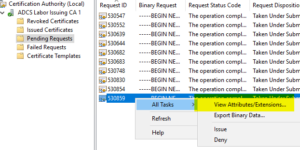 Change the Subject Alternative Name (SAN) of a certificate before it is ...