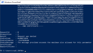How many Subject Alternative Names (SAN) are supported by Active Directory Certificate Services ...