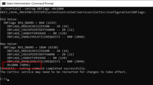 How many Subject Alternative Names (SAN) are supported by Active Directory Certificate Services ...